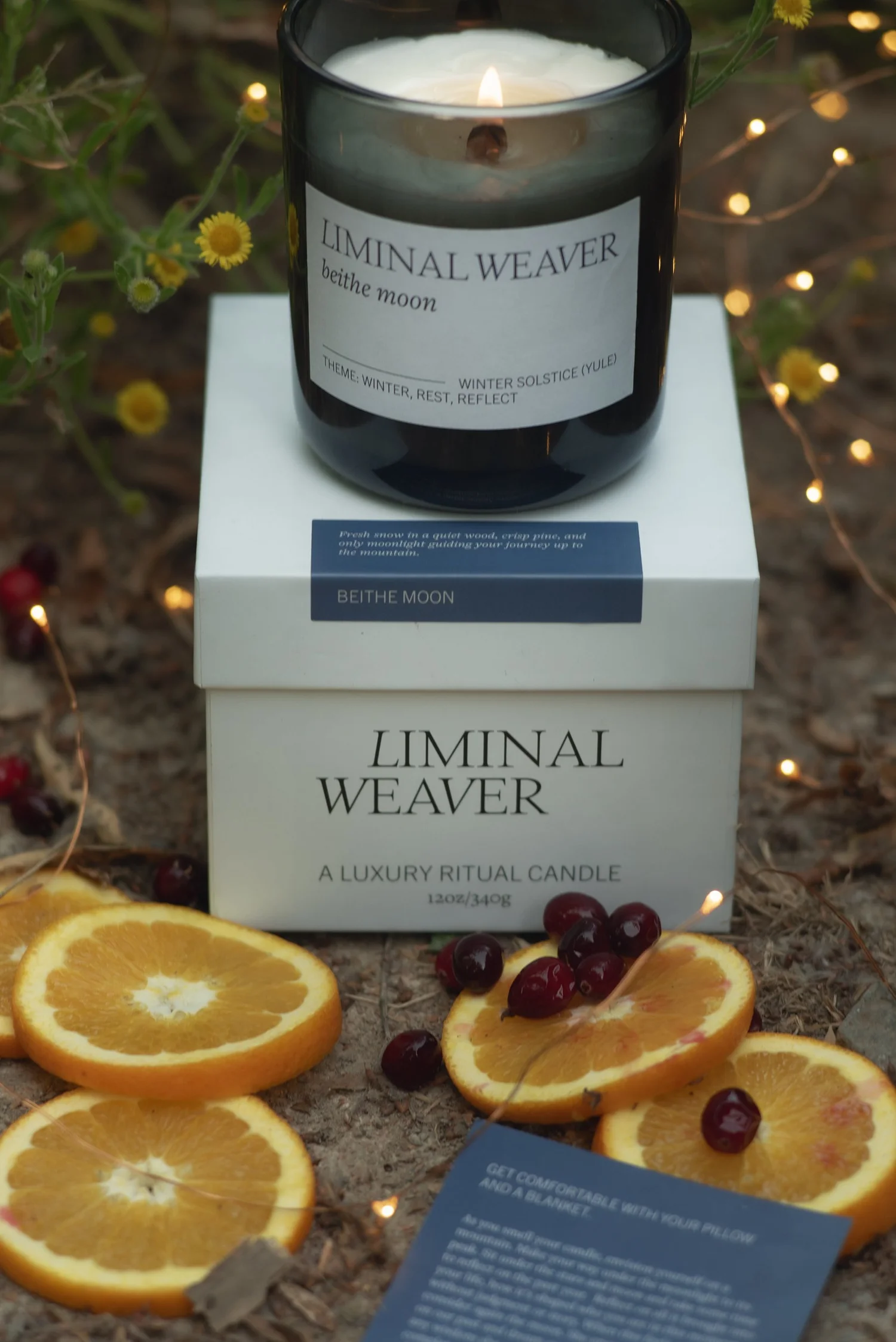 Luxury Ritual Candle Line — Liminal Weaver
