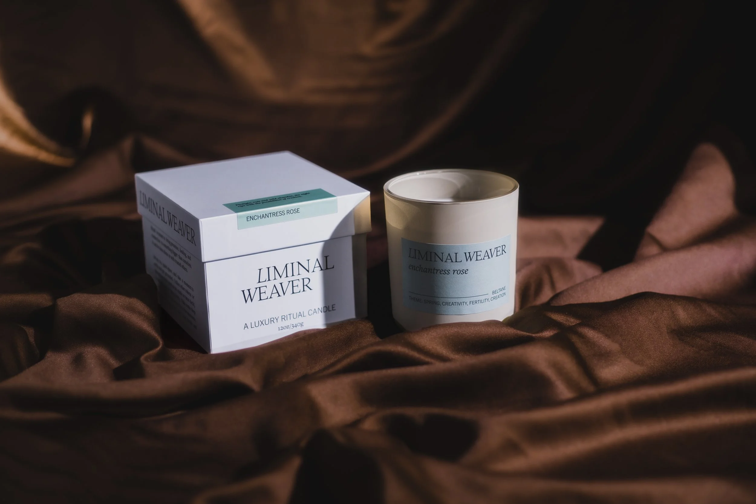 Luxury Ritual Candle Line — Liminal Weaver