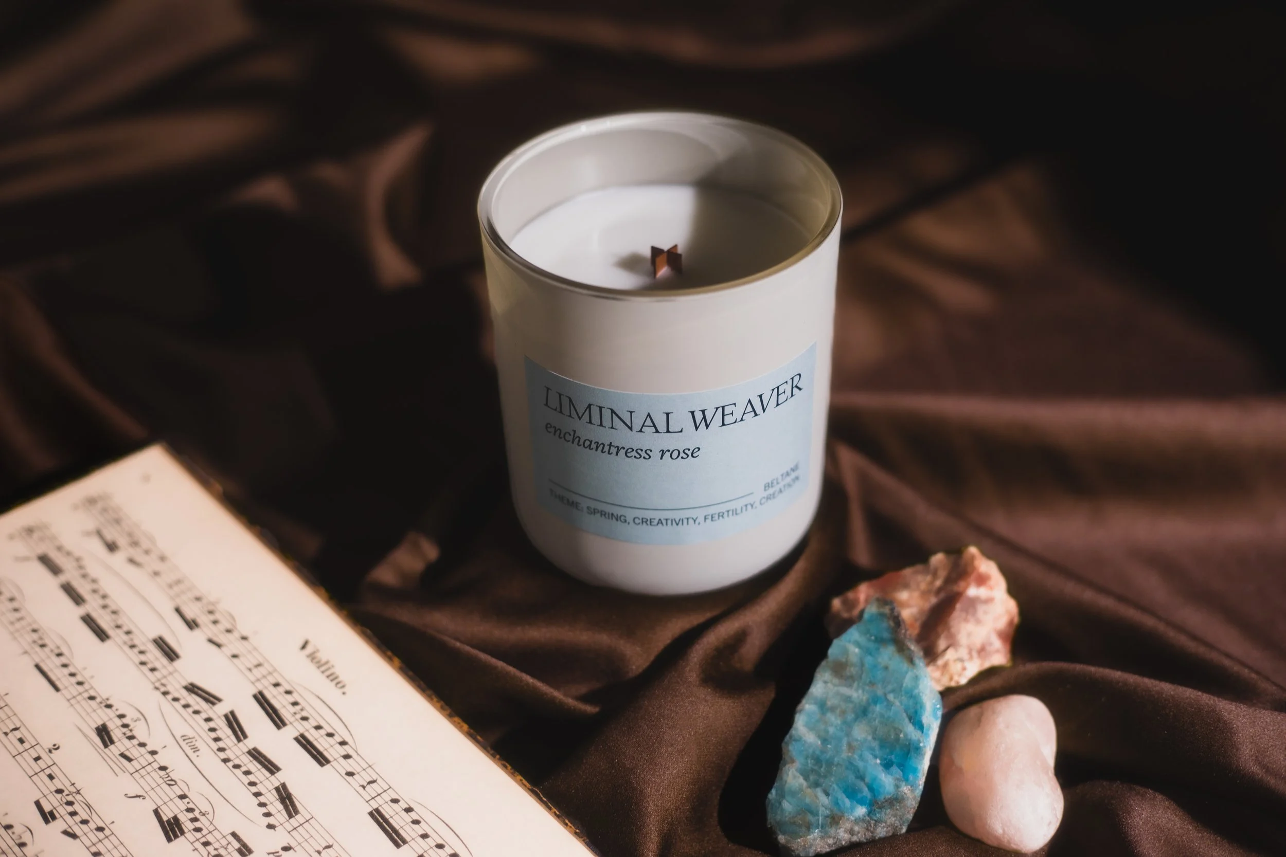 Luxury Ritual Candle Line — Liminal Weaver