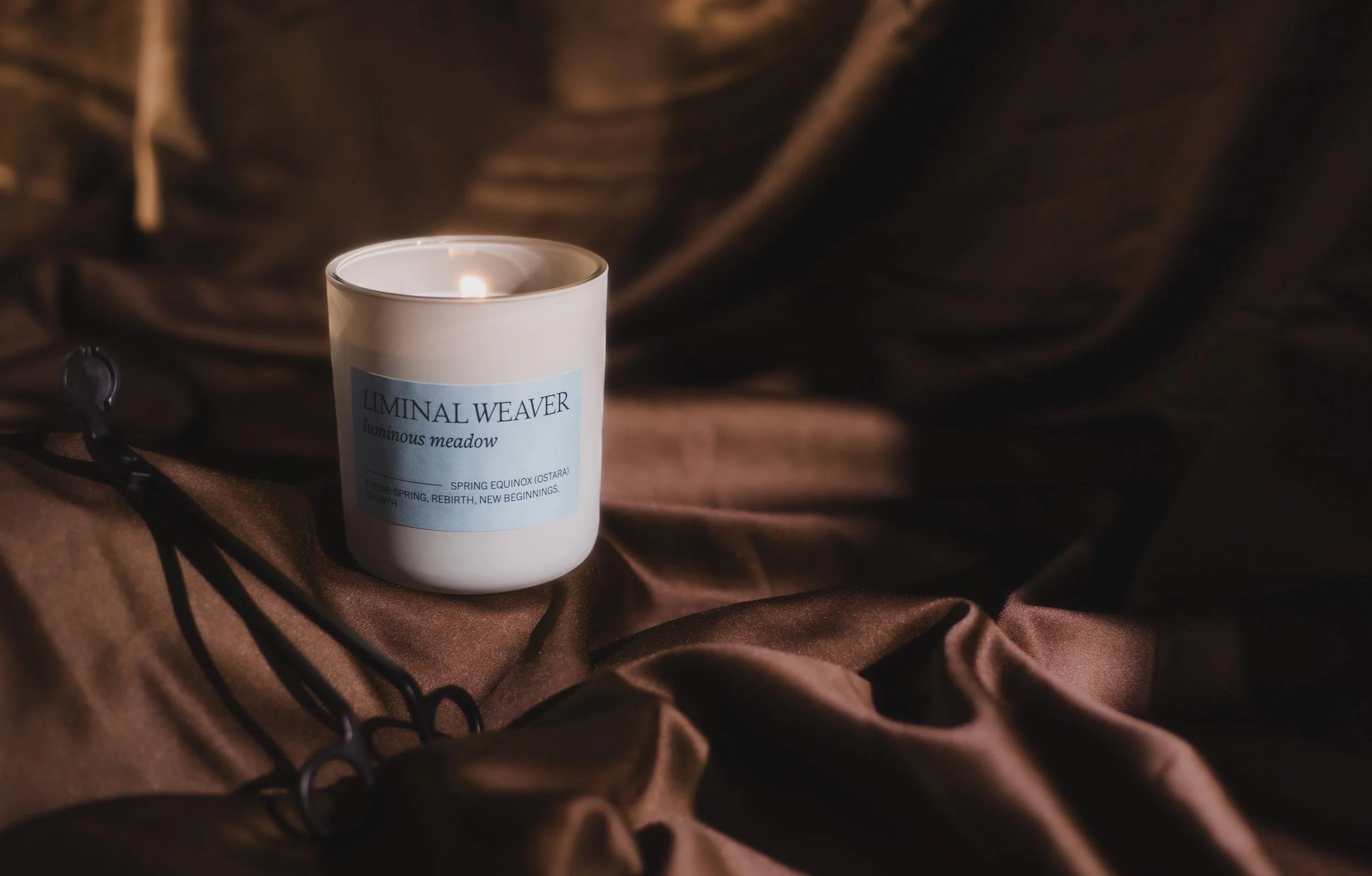 Luxury Ritual Candle Line — Liminal Weaver