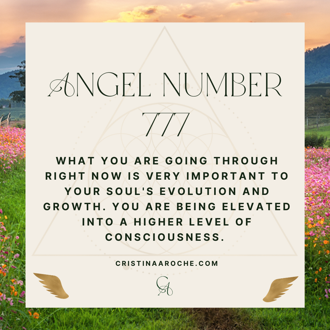 Angel Number 777 Cristina Aroche Angel Number 777 Cristina Aroche