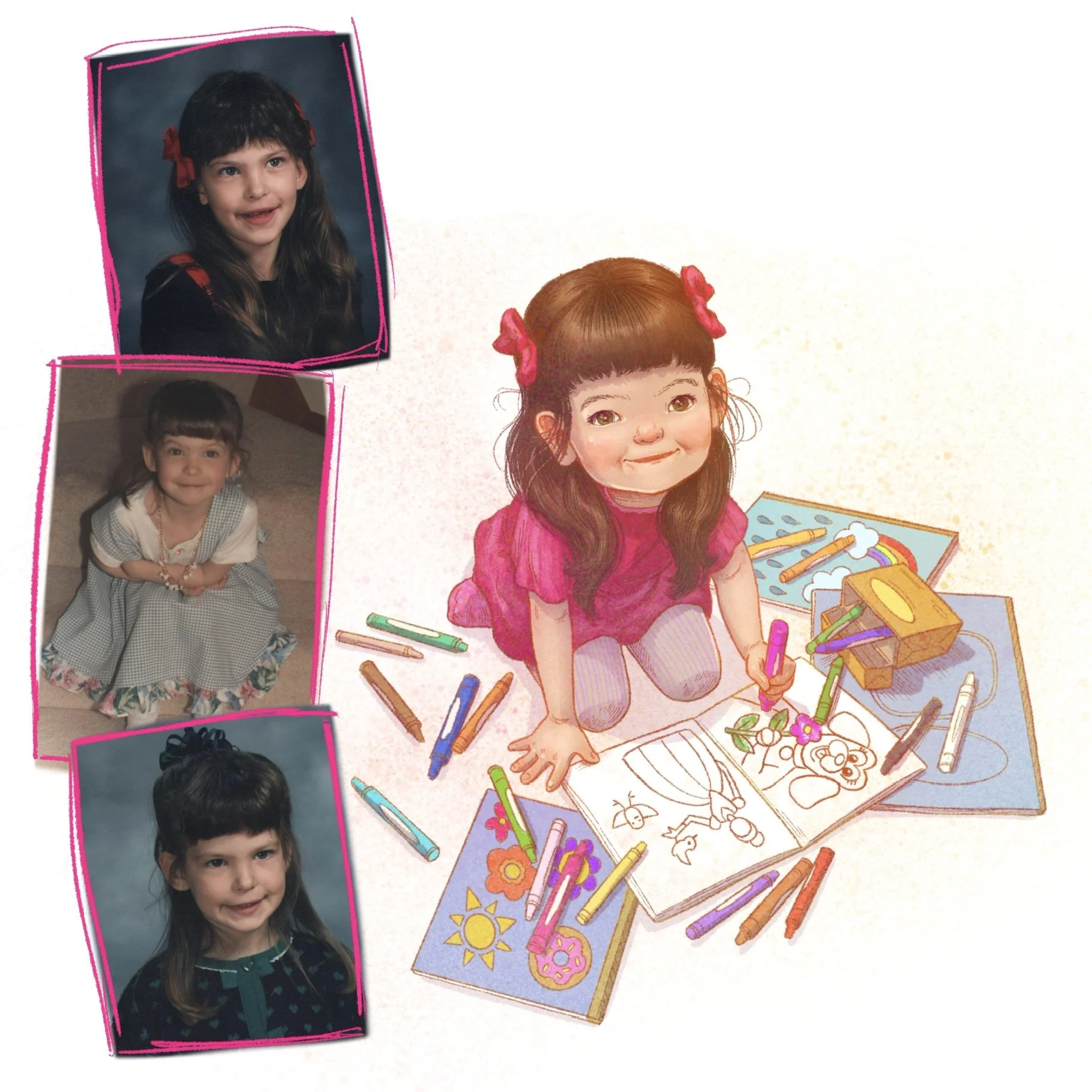 About 5 — Kayla Harren Illustration