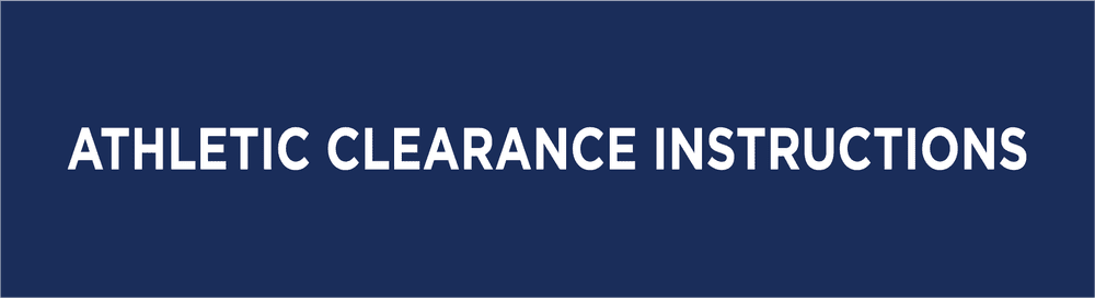 ATHLETIC CLEARANCE — DHHS Football