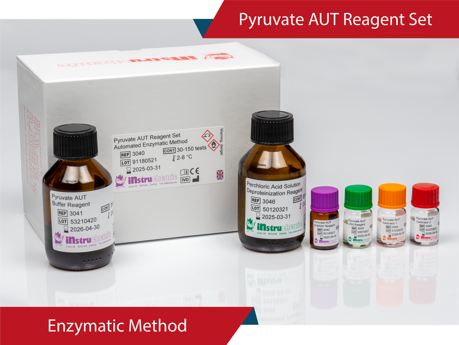Pyruvate AUT Reagent Set, Enzymatic Method — INstruchemie