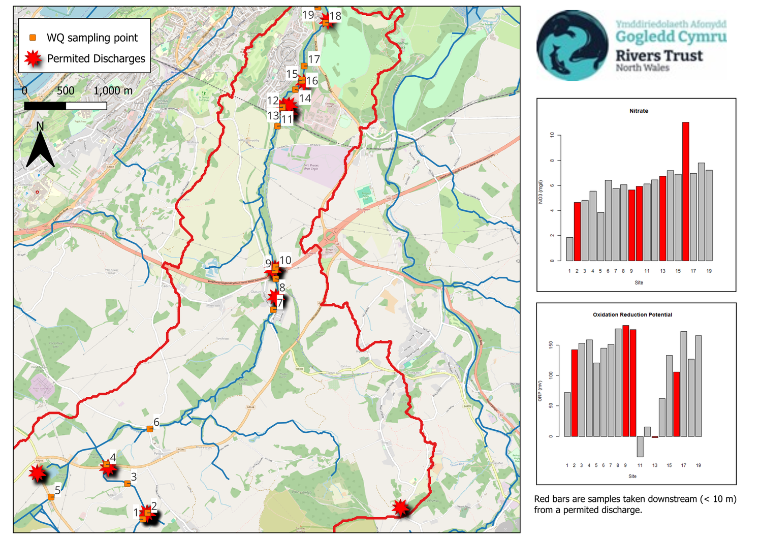 Water quality survey results from the Afon Cegin — North Wales Rivers Trust