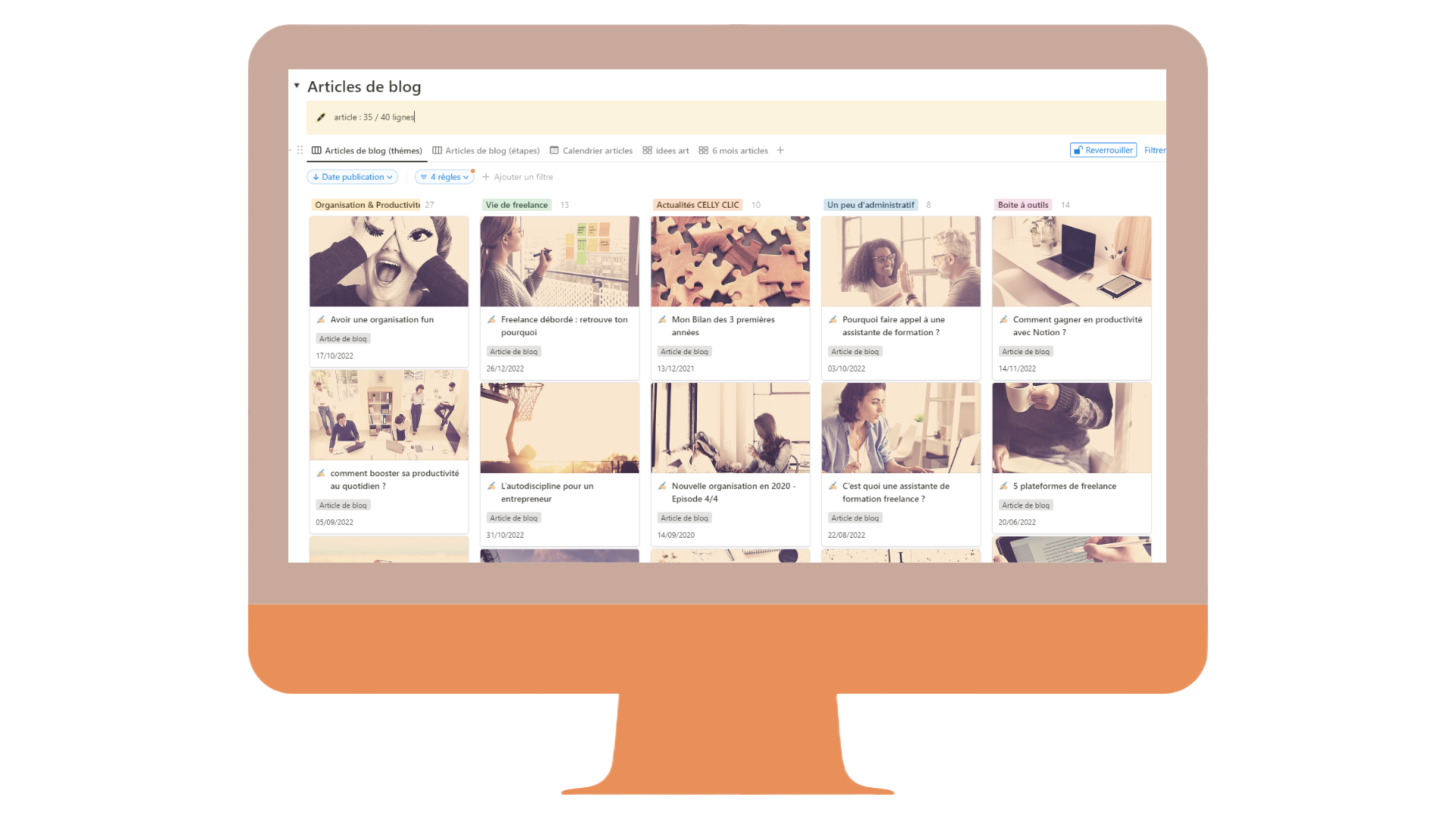 Comment gagner en productivité avec Notion ? — CELLY CLIC