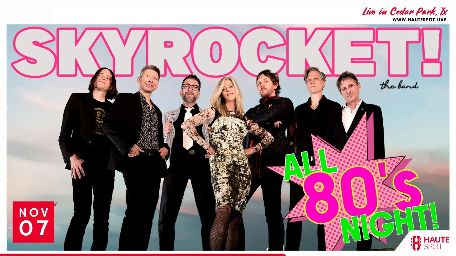 Skyrocket! at Hautespot live music in Cedar Park, TX on November 7th ...