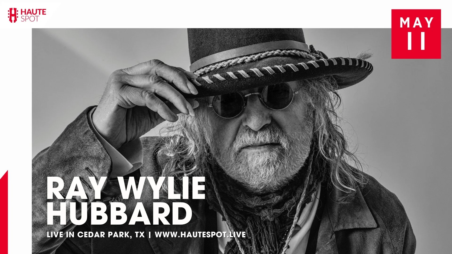 Ray Wylie Hubbard at Haute Spot in Cedar Park, Tx — Haute Spot