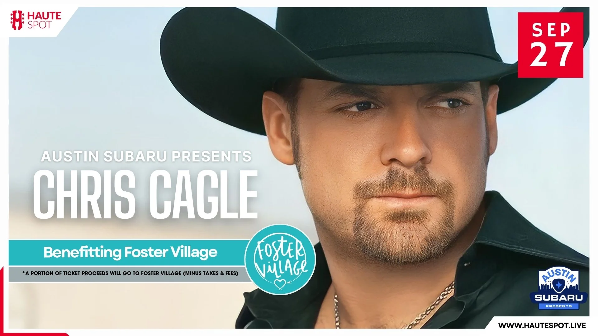 Chris Cagle Live in Cedar Park, Tx on Friday, September 27th, 2024 ...