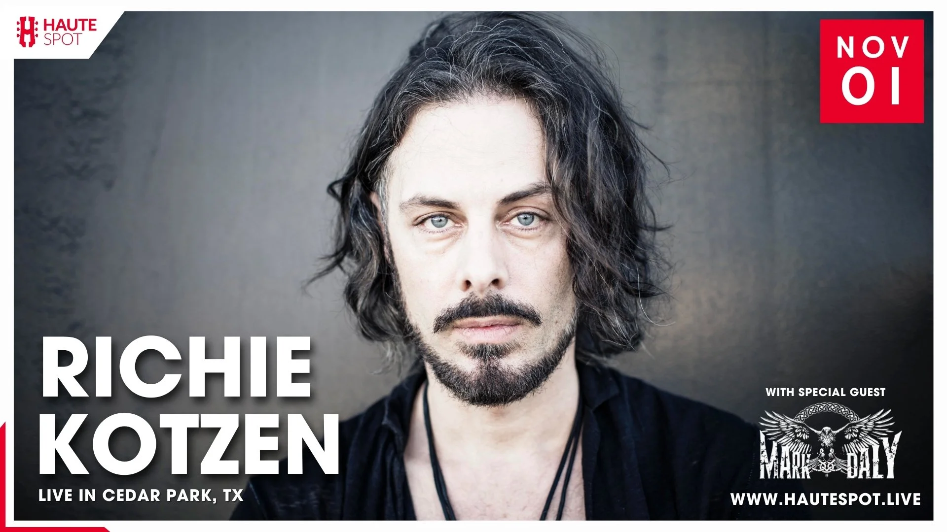 Richie Kotzen Live in Cedar Park, Tx at Haute Spot on Friday, November ...