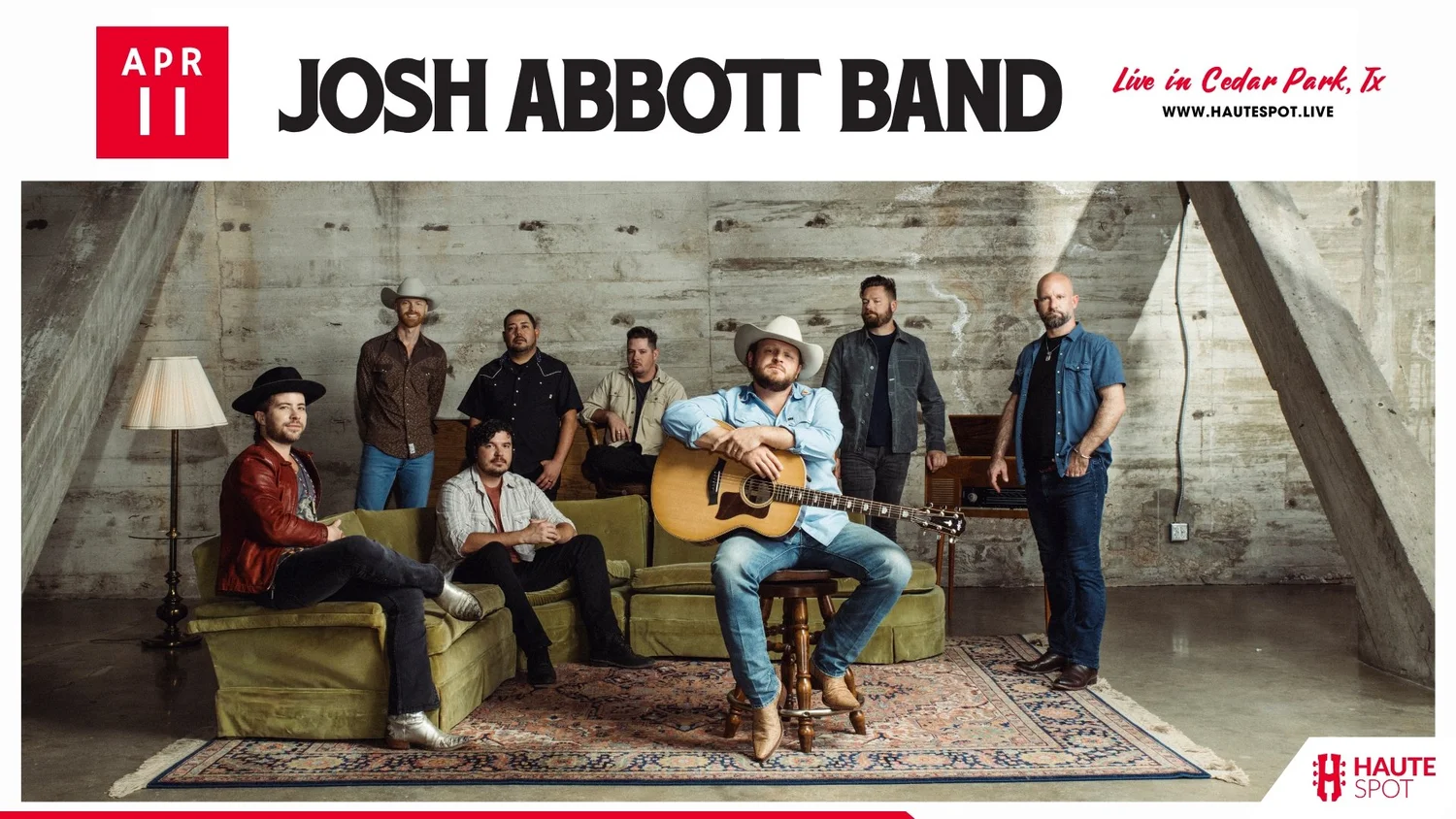 Josh Abbott Band Live in Cedar Park, Tx on Friday, April 11th, 2025 ...