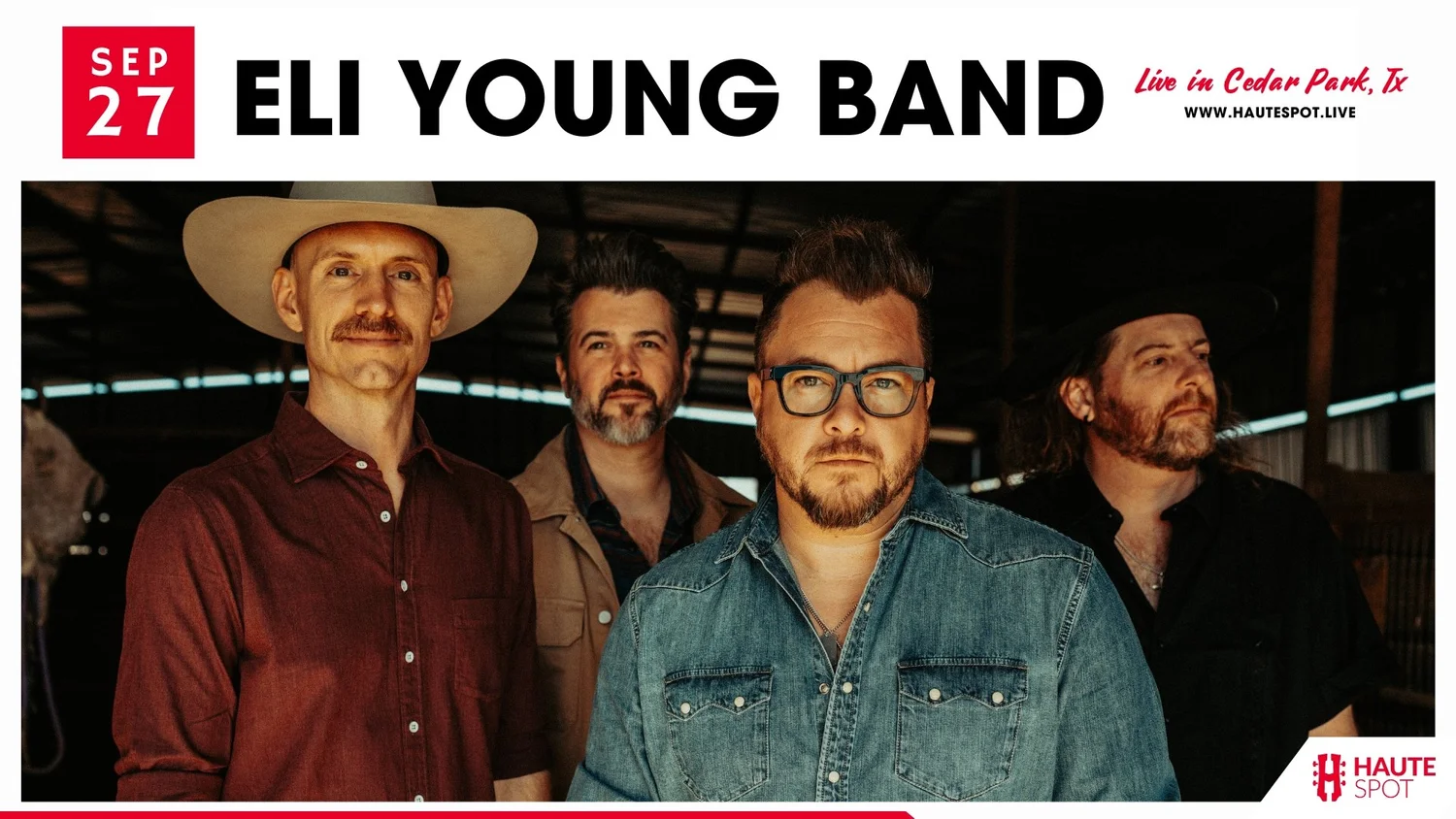 Eli Young Band - Saturday, September 27th, 2025 - Live in Cedar Park ...