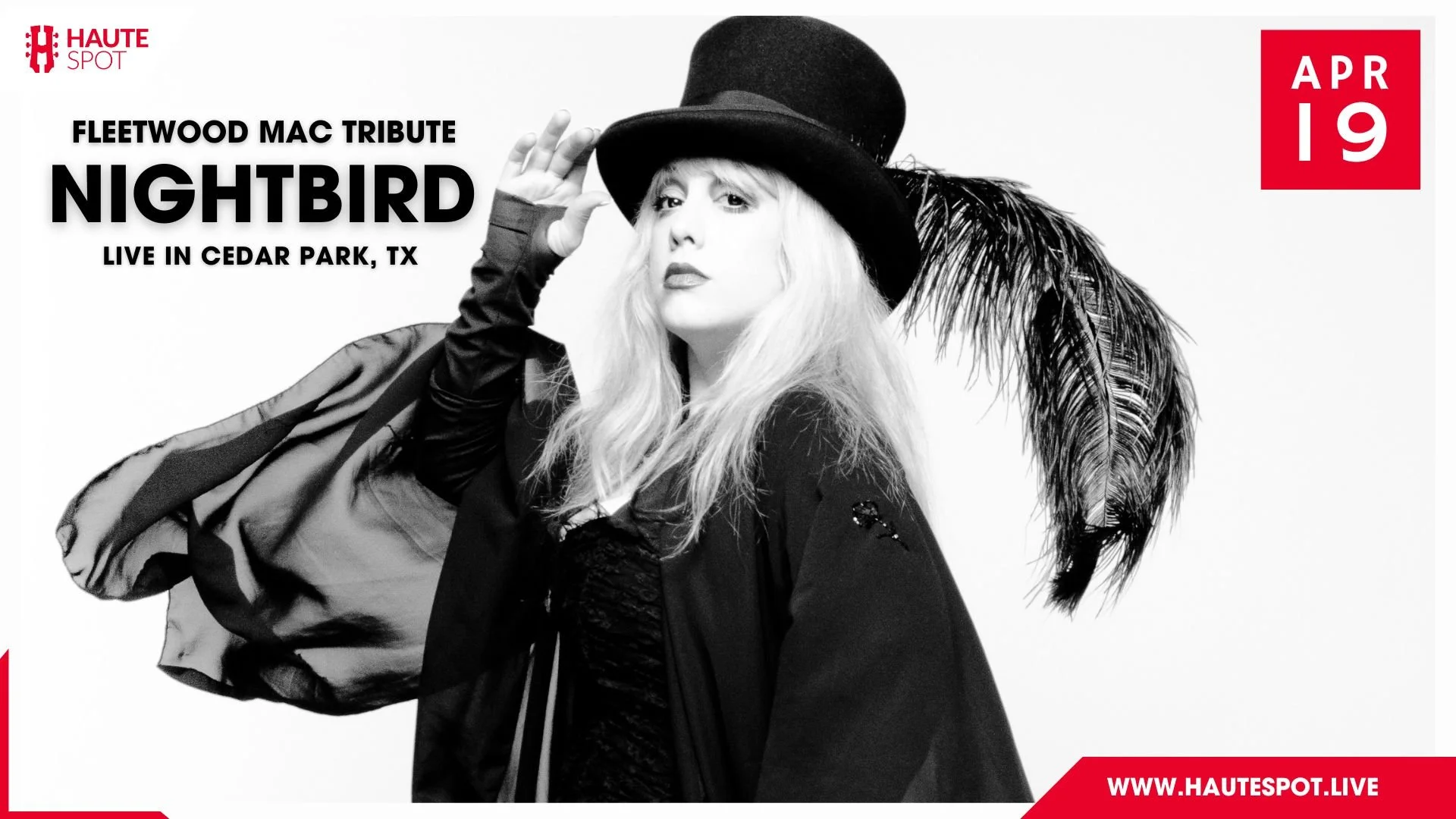 Fleetwood Mac Tribute Band featuring Nightbird - Saturday, April 19th ...