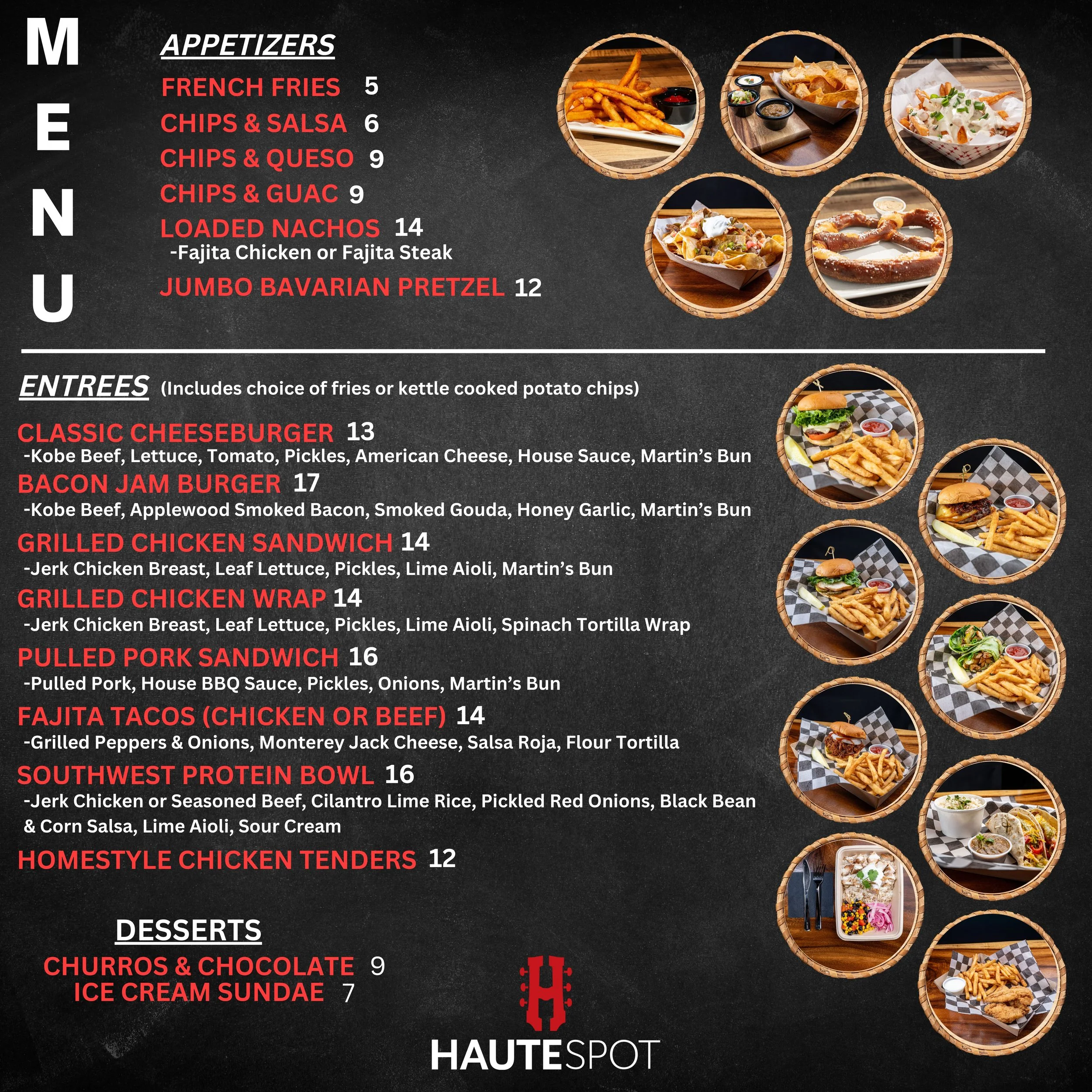 Food & Drinks - Live Music Venue at Haute Spot in Cedar Park, Tx ...