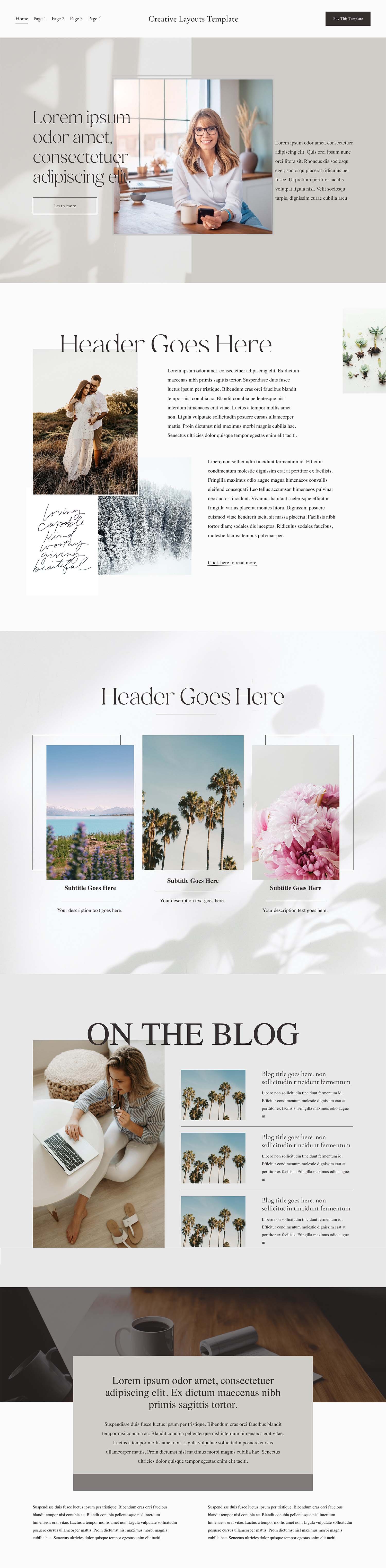 Squarespace Template for Wedding Vendors — SM Creative