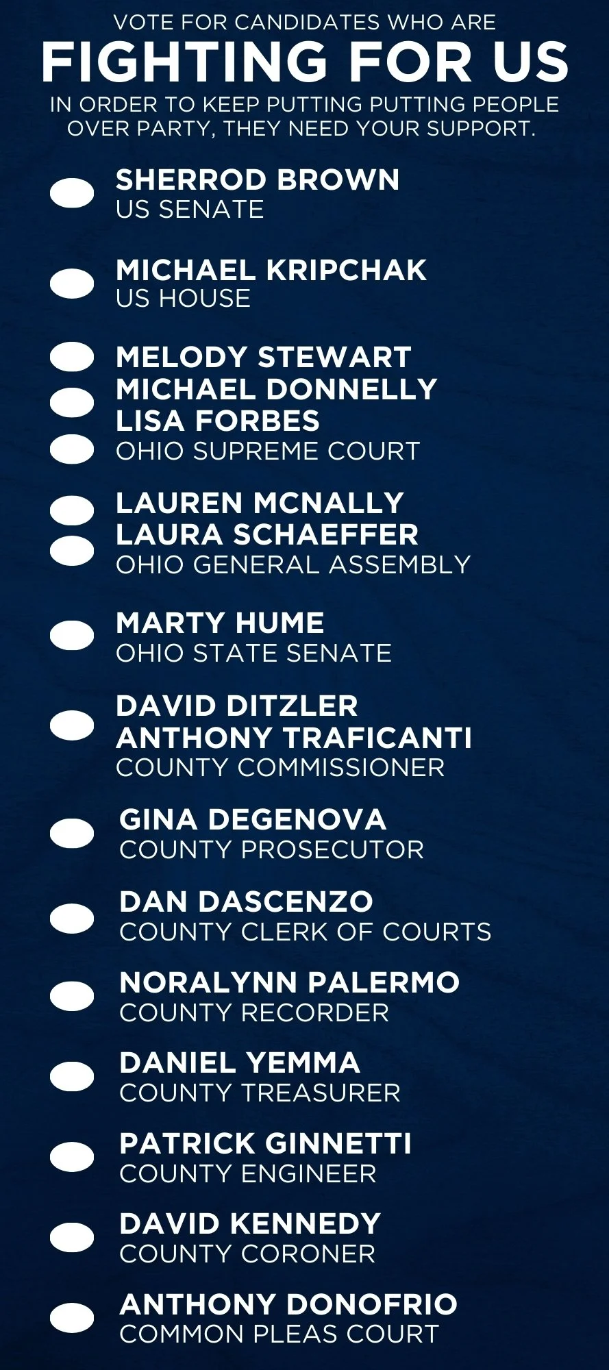 Your Official Mahoning County Democratic Party Sample Ballot — Mahoning ...