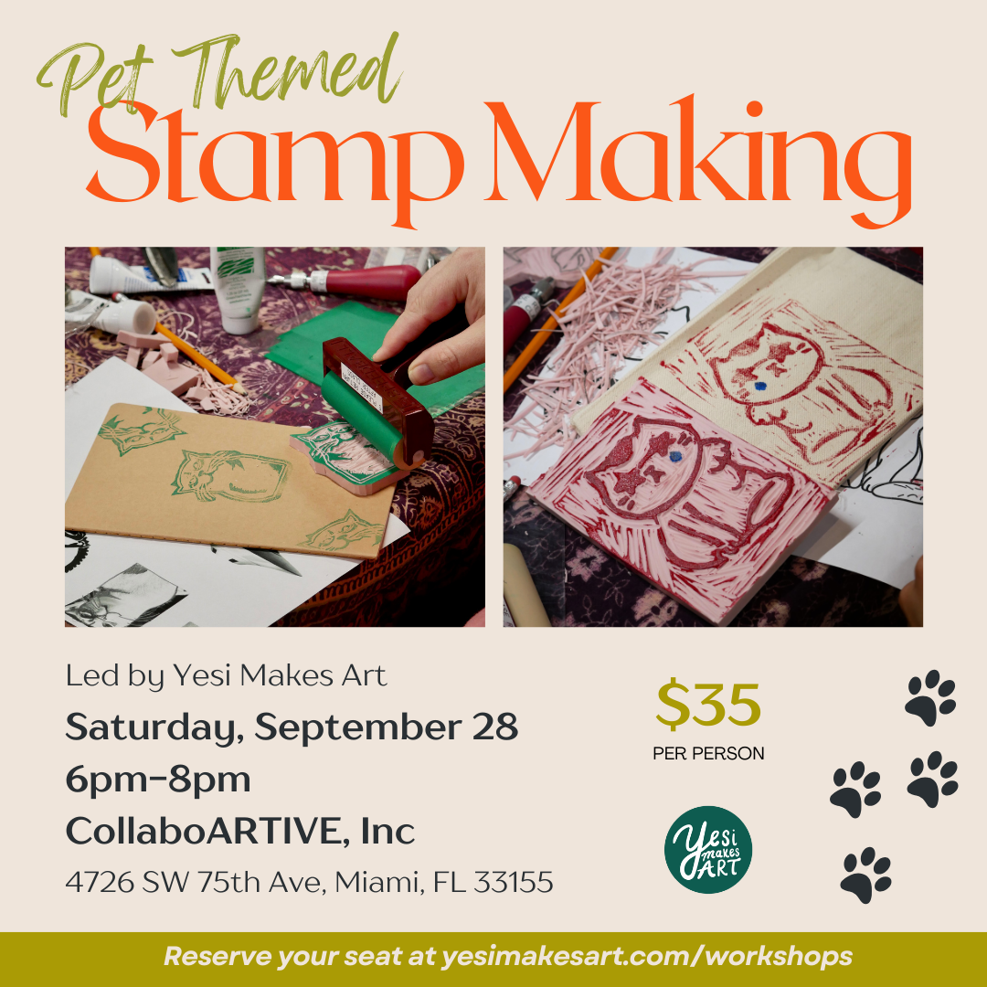 pARTner event: Stamp Making Workshop — collaboARTive