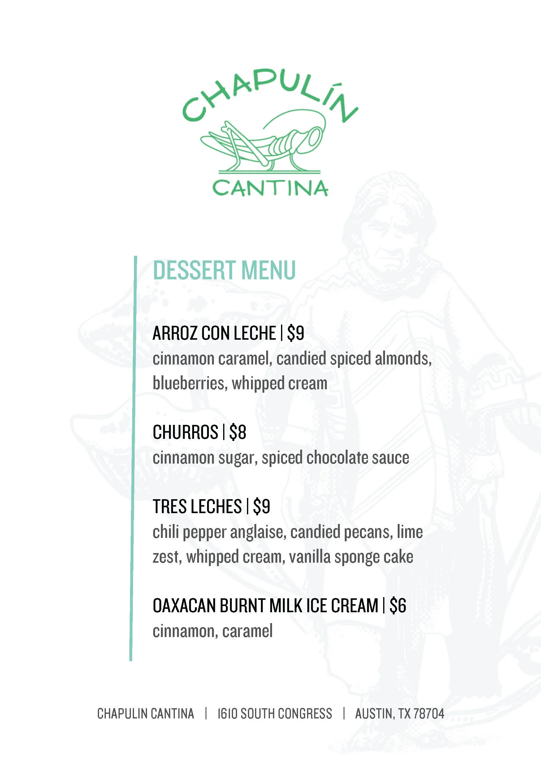 Food — Chapulin Cantina