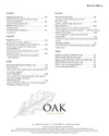 Menu — Oak Artisan Cookery