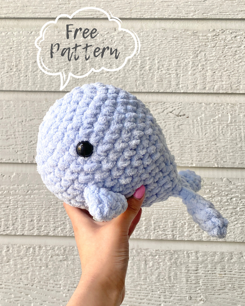 Free Crochet Whale Pattern (Amigurumi Pattern + Free Video Tutorial ...