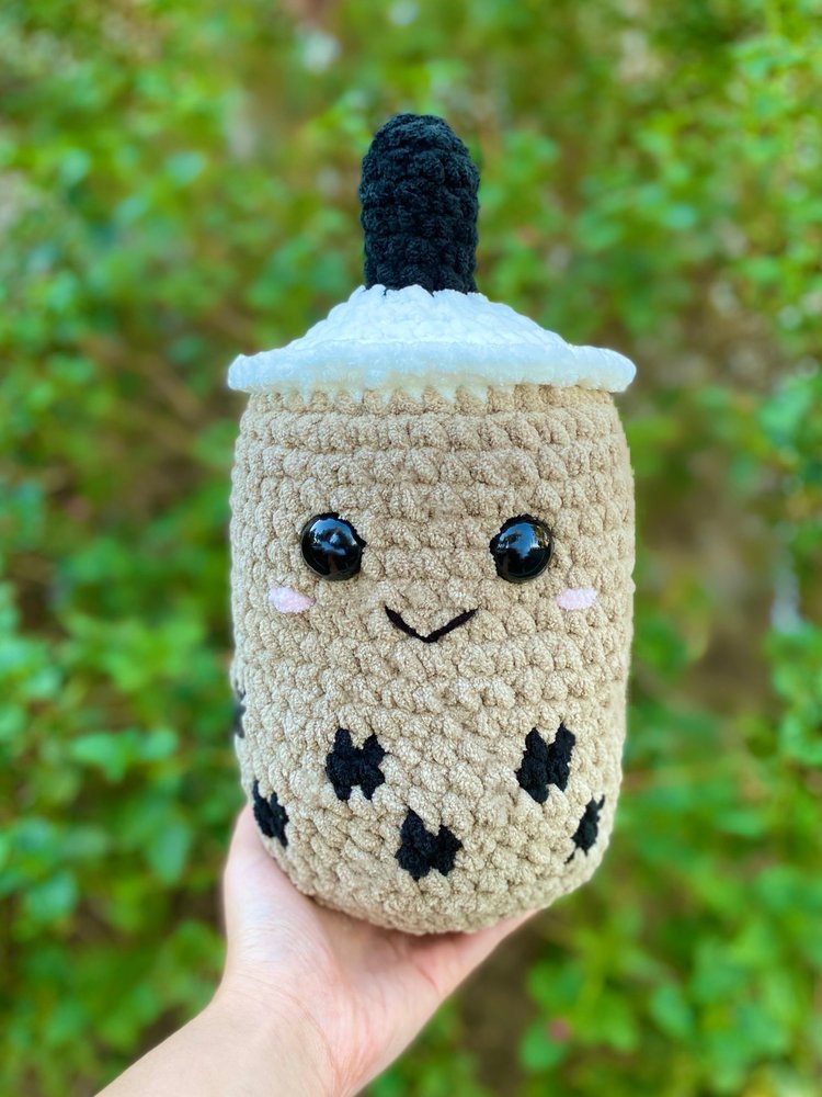 No-Sew Crochet Boba Tea Pattern - Free Amigurumi Pattern — The Mary Jay