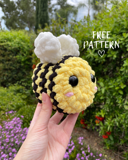 Free Crochet Bee Pattern ( 30 Minute Crochet Project with Video ...