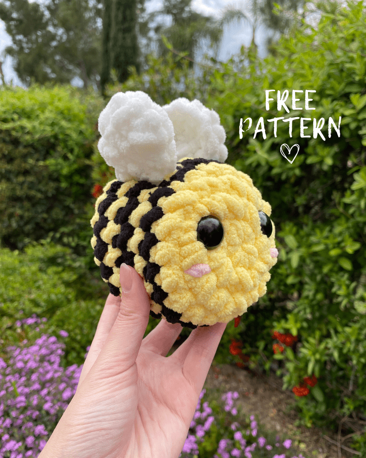 Free Crochet Bee Pattern ( 30 Minute Crochet Project with Video ...