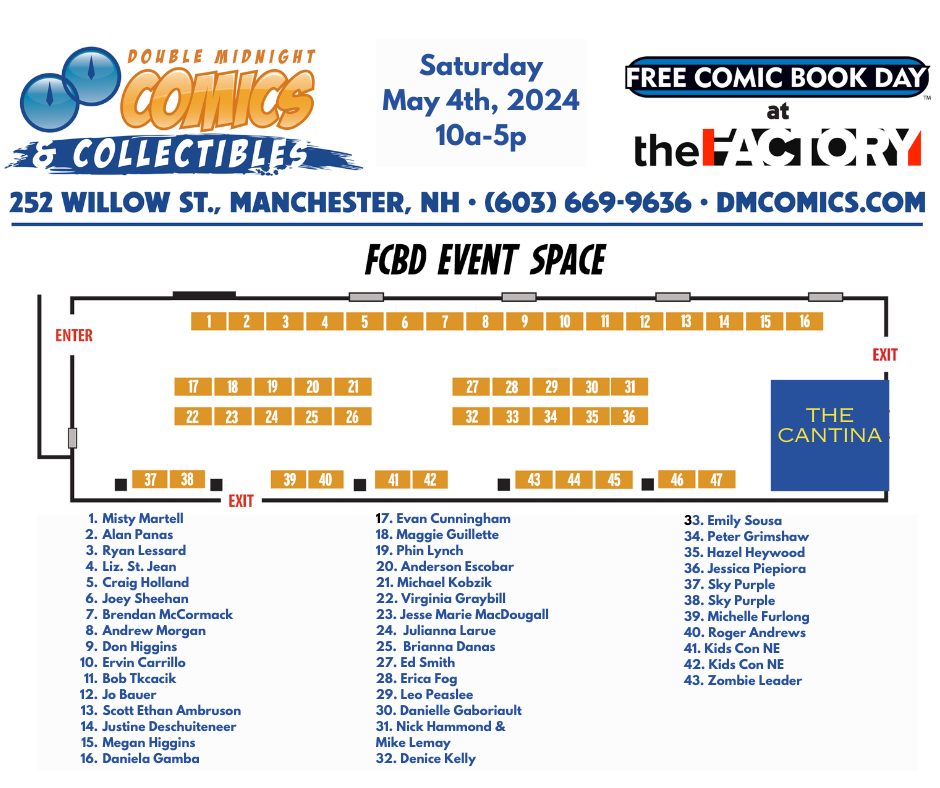FREE COMIC BOOK DAY — Double Midnight Comics