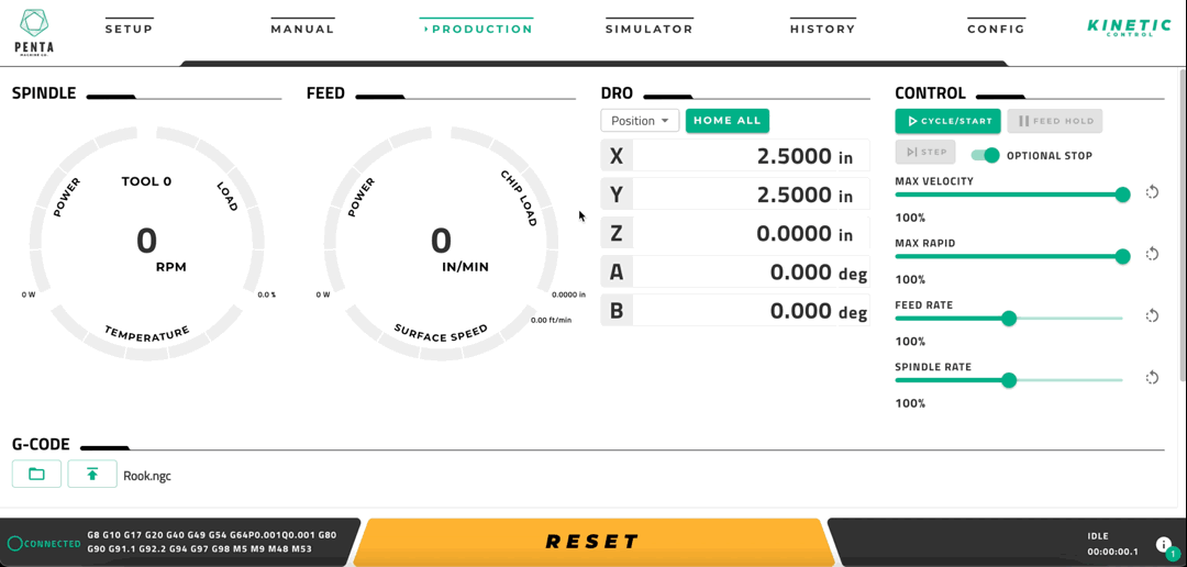 New Feature! Simulator built into Kinetic Control — Penta Machine Co.