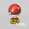 Pokéball STL from Pokémon with detailed interior | STL File for 3D ...