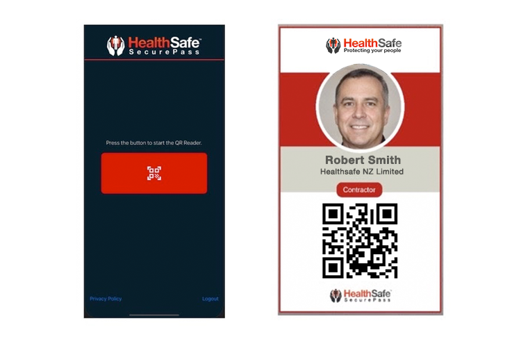 SecurePass Contractor Management — HealthSafe Website