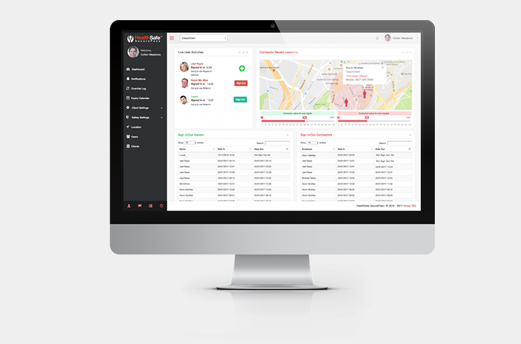 Leading Web-based Visitor Management Software - SecurePass — HealthSafe Website