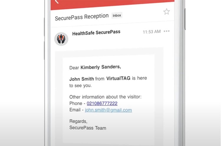 Leading Web-based Visitor Management Software - SecurePass — HealthSafe Website