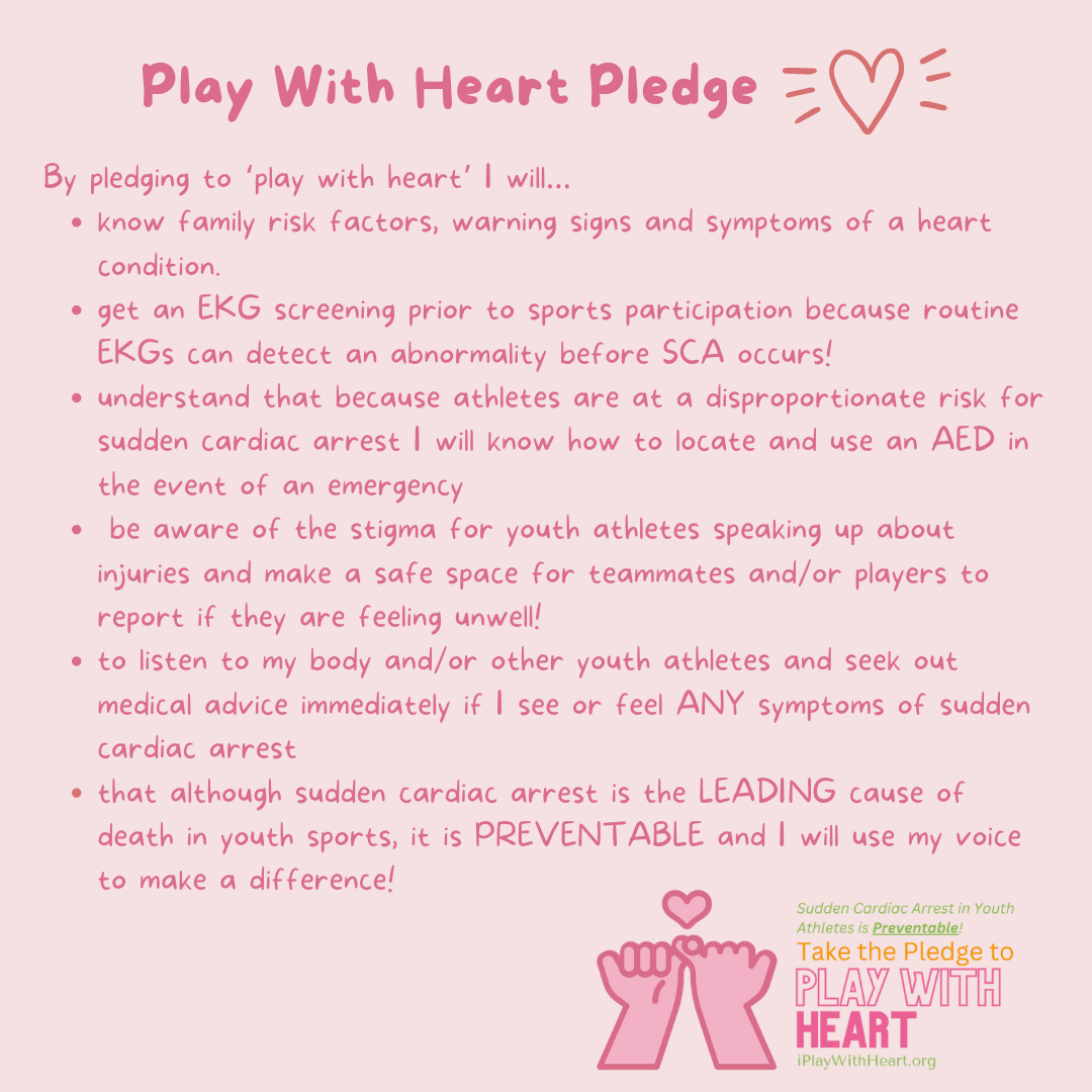 Sign the pledge to 'Play With Heart' — Play With Heart Foundation