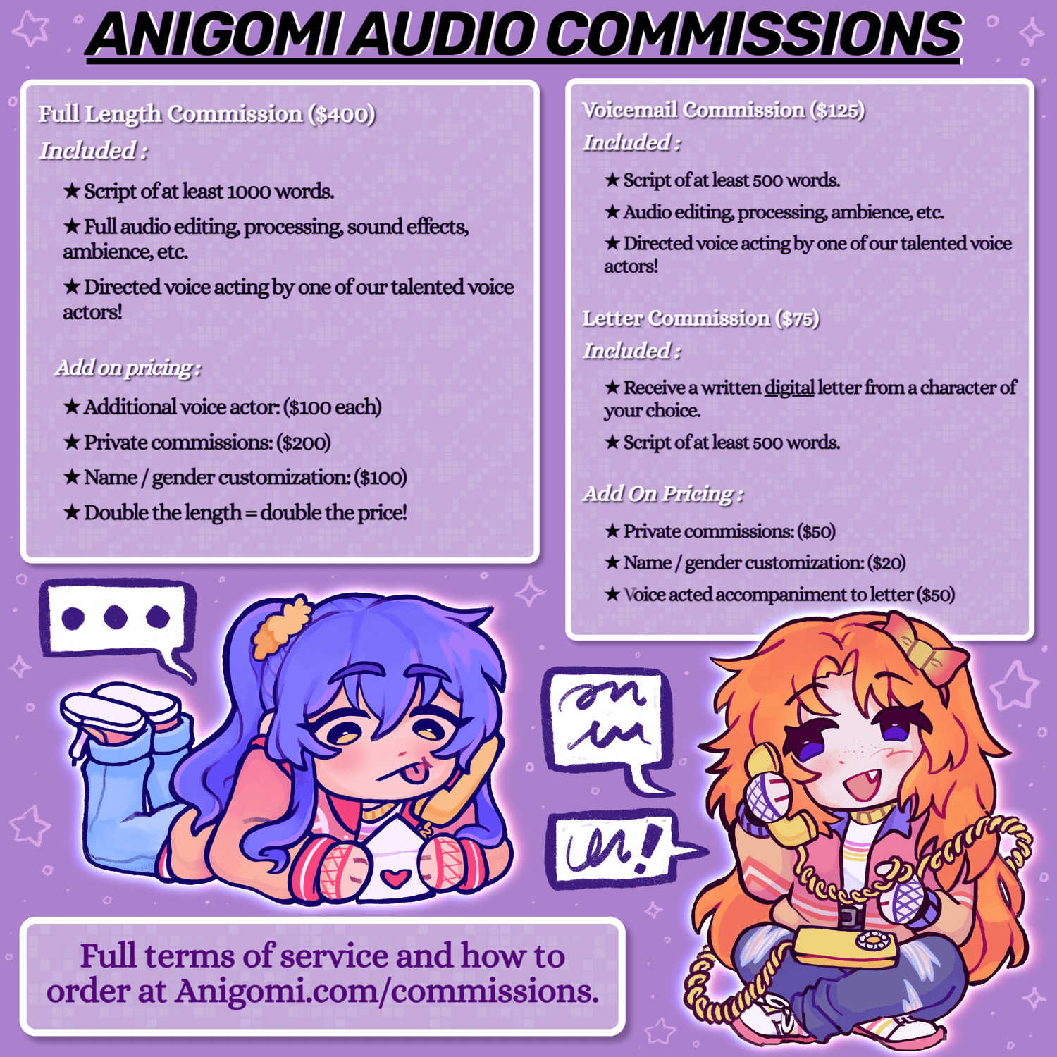 Commissions — ANIGOMI