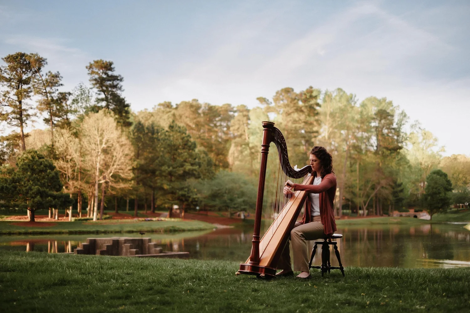 Hummingbird Harmonies - North Carolina Harpist