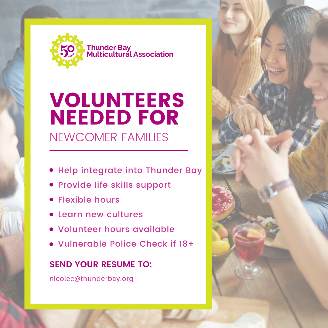 Community Connections Program — Thunder Bay Multicultural Association