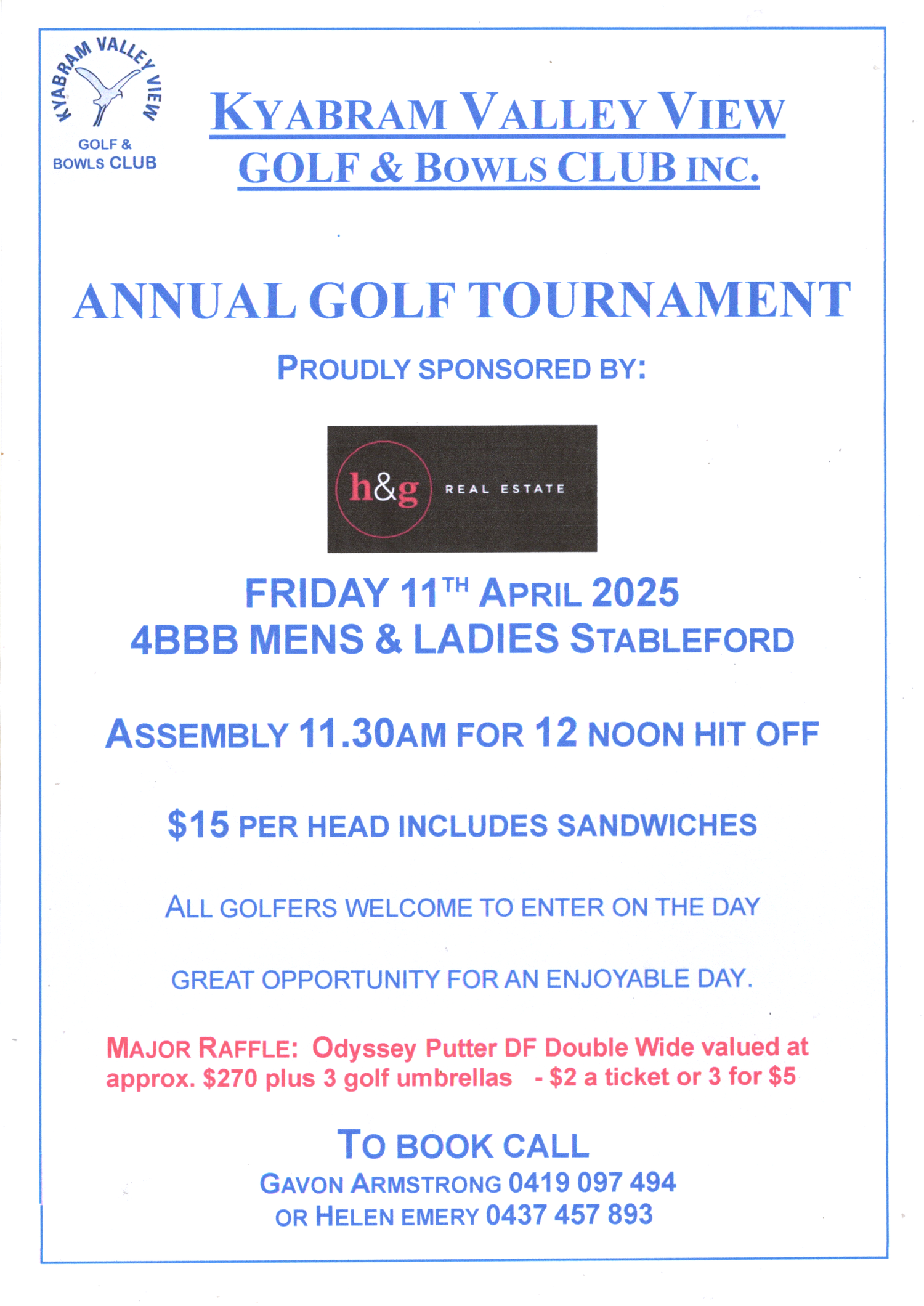 Blog 2 — Kyabram Valley View Golf & Bowls Club