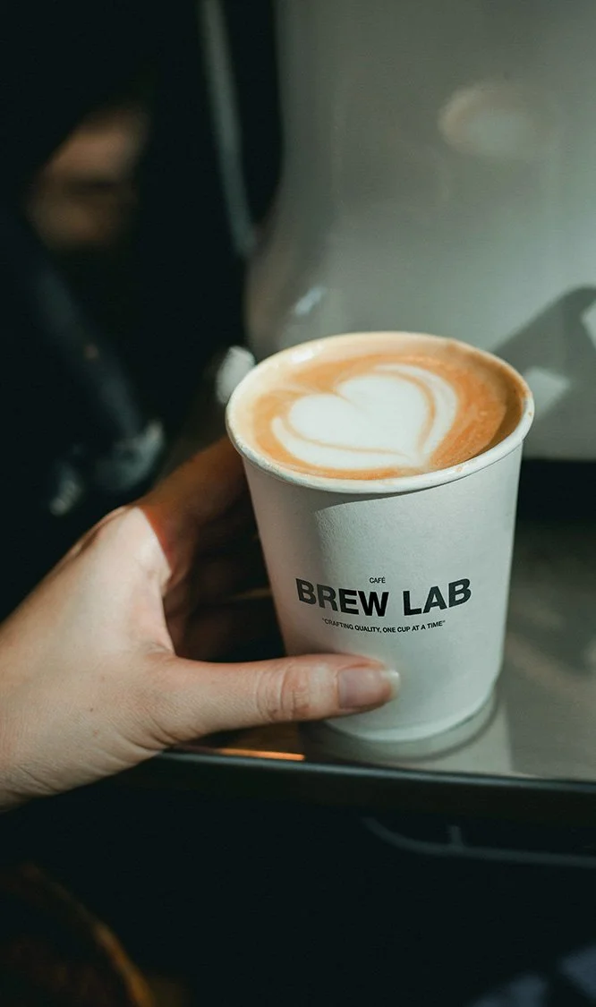 Brew Lab Café | Modern & Minimalistic Coffee Brand Identity — Valentine ...