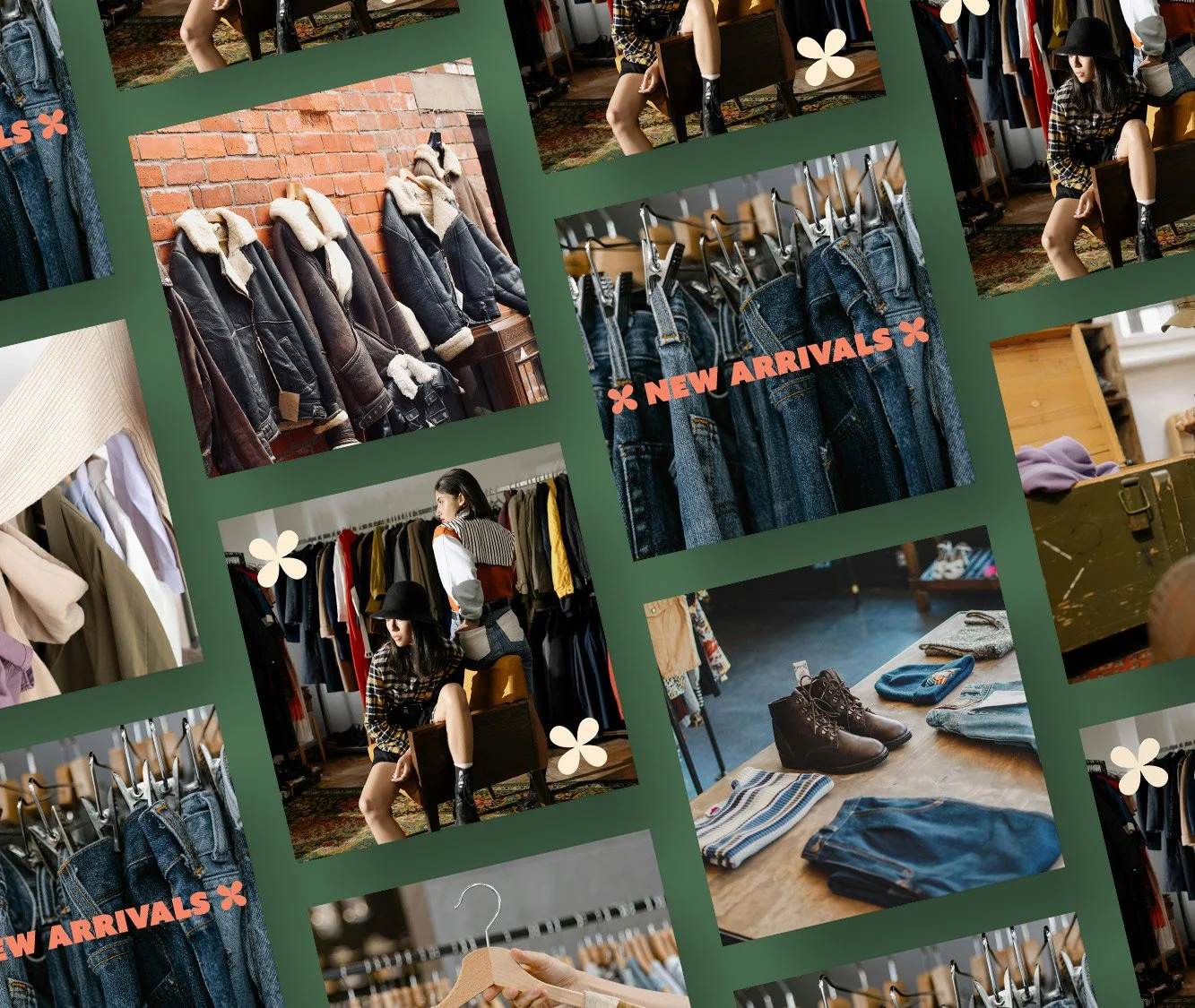 Re:Wear | Thrift Shop Brand Identity with a Bold Retro Edge — Valentine ...