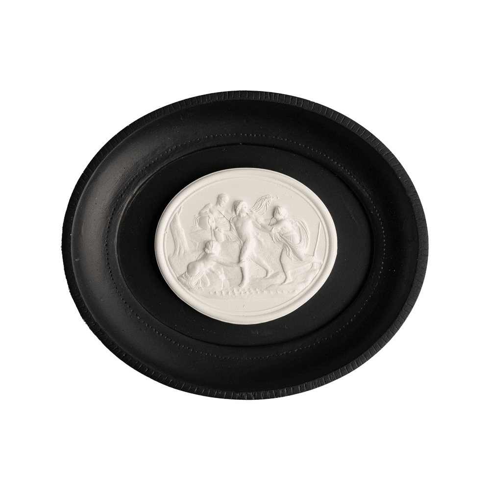 Thalia Large Noir Framed Intaglio — STATUETTE