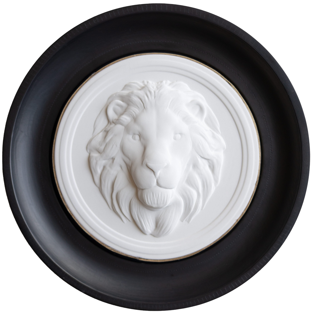 Thalia Large Noir Framed Intaglio — STATUETTE