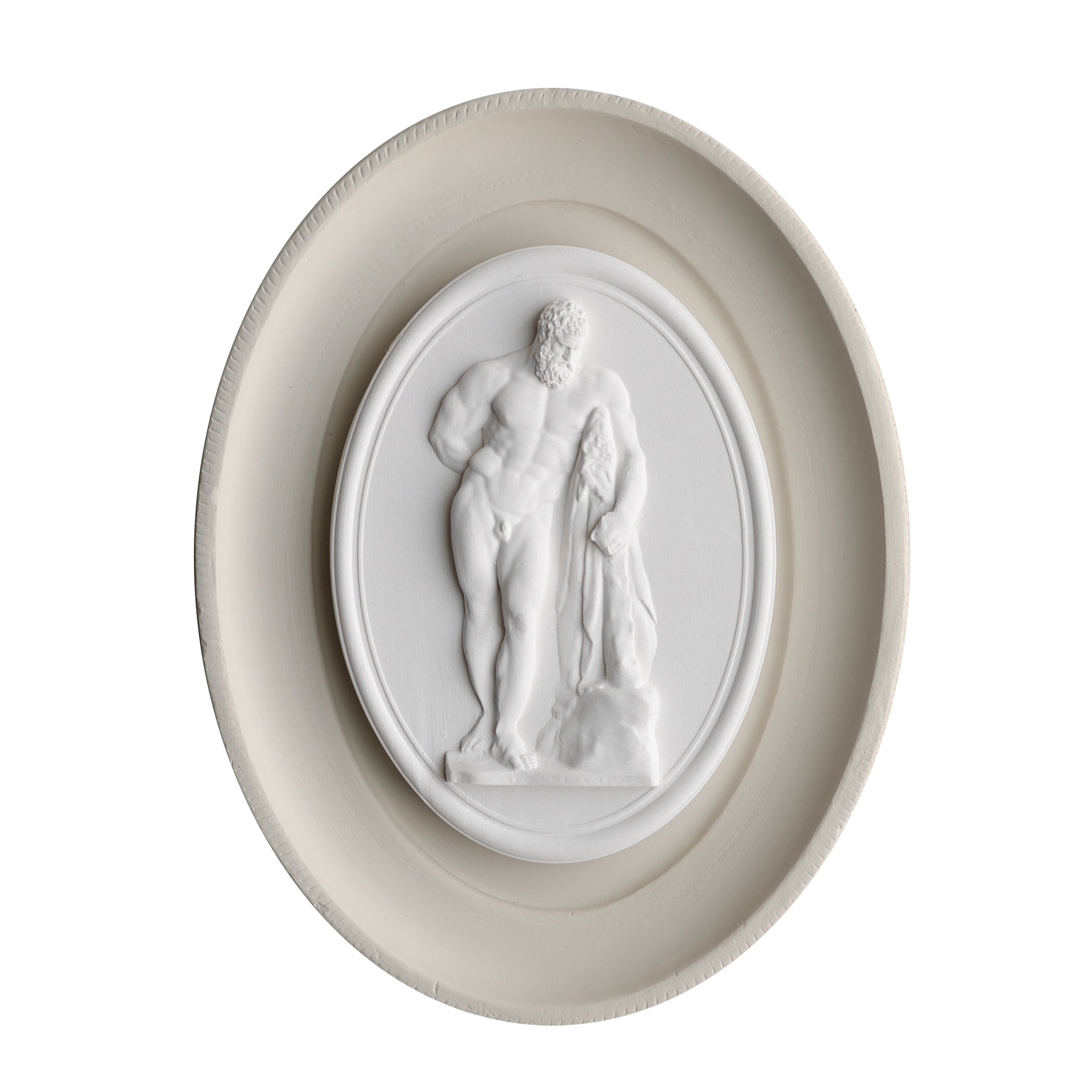 Thalia Large Noir Framed Intaglio — STATUETTE