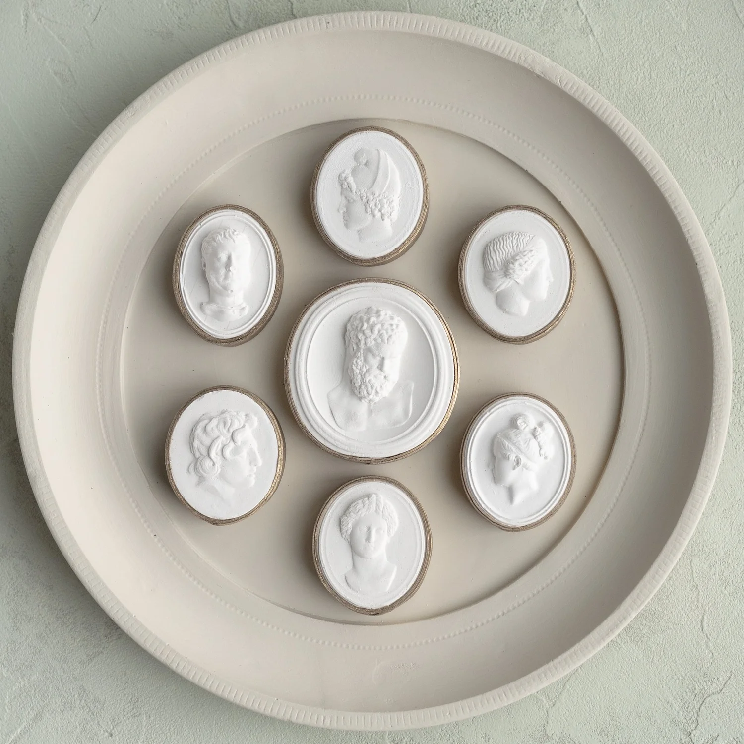 STATUETTE - Handcrafted Wall Decor, Intaglios, Head Busts & More