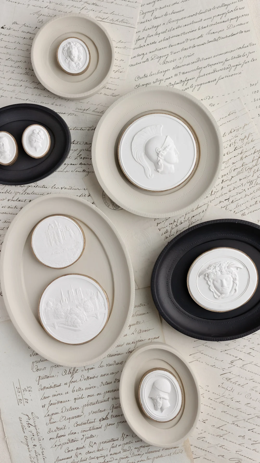 STATUETTE - Handcrafted Wall Decor, Intaglios, Head Busts & More