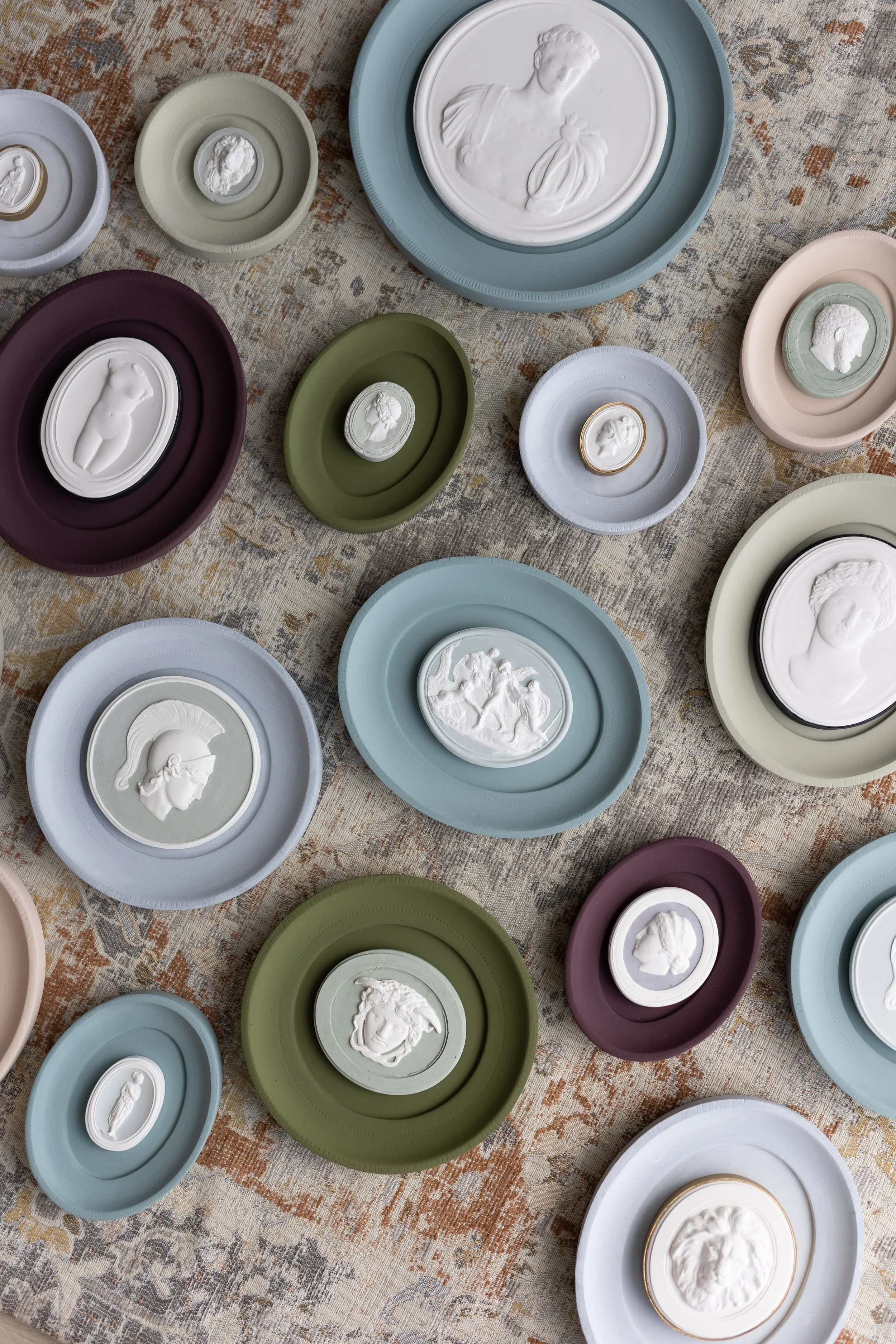 STATUETTE - Handcrafted Wall Decor, Intaglios, Head Busts & More