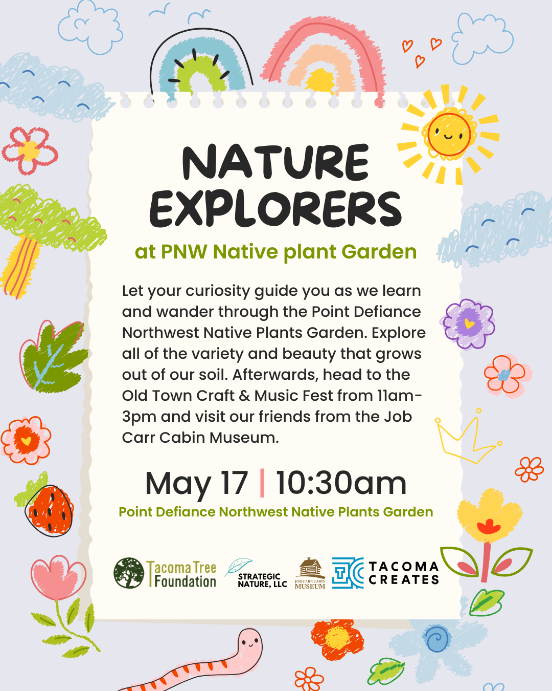 Nature Explorers Walk at PNW Native Plant Garden — Tacoma Tree Foundation
