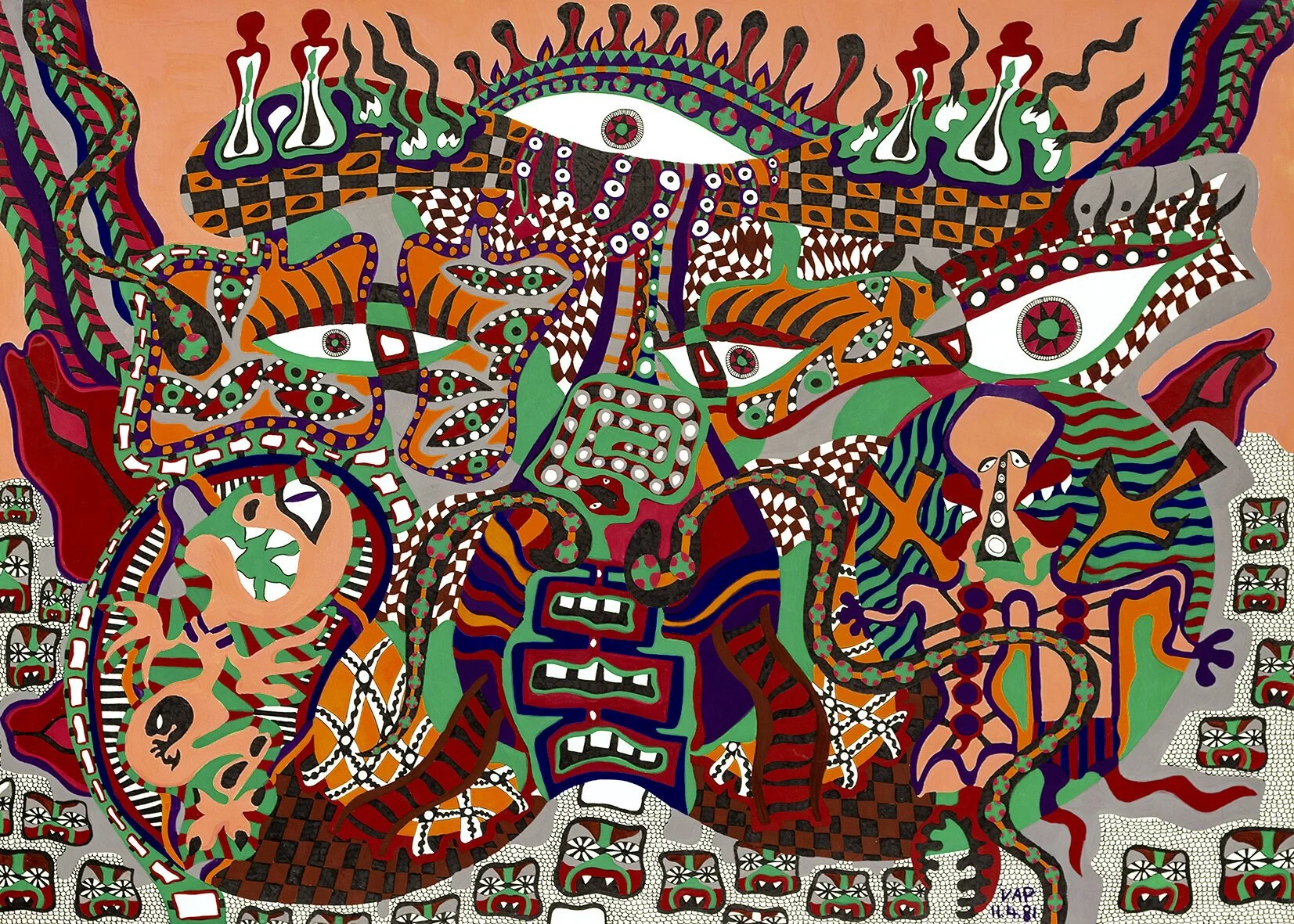 Shinichi Sawada, Japanese Outsider Art — Jennifer Lauren Gallery