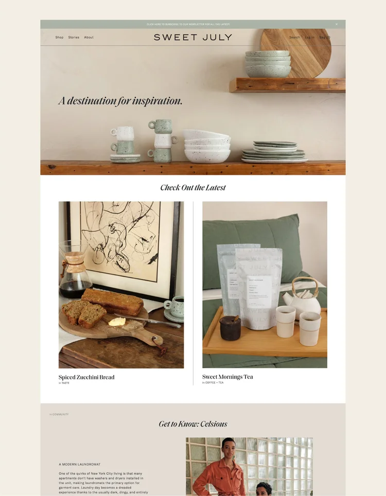 Brand Development, Packaging Design, and Website Design for Sweet July ...