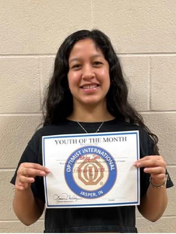 Optimist Club of Jasper High School Youth of the Month - February 2023 ...